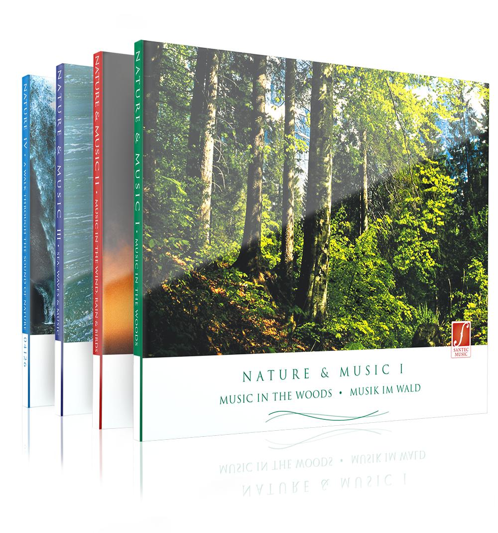 CD-Set Natur: 3 CDs NATUR MIT MUSIK & 1 CD REINE NATURGERÄUSCHE
