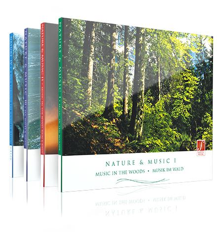 CD-Set Natur: 3 CDs NATUR MIT MUSIK & 1 CD REINE NATURGERÄUSCHE